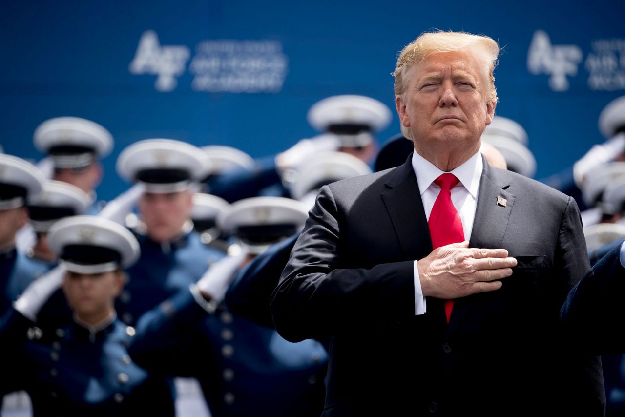Trump addresses Air Force Academy graduates
