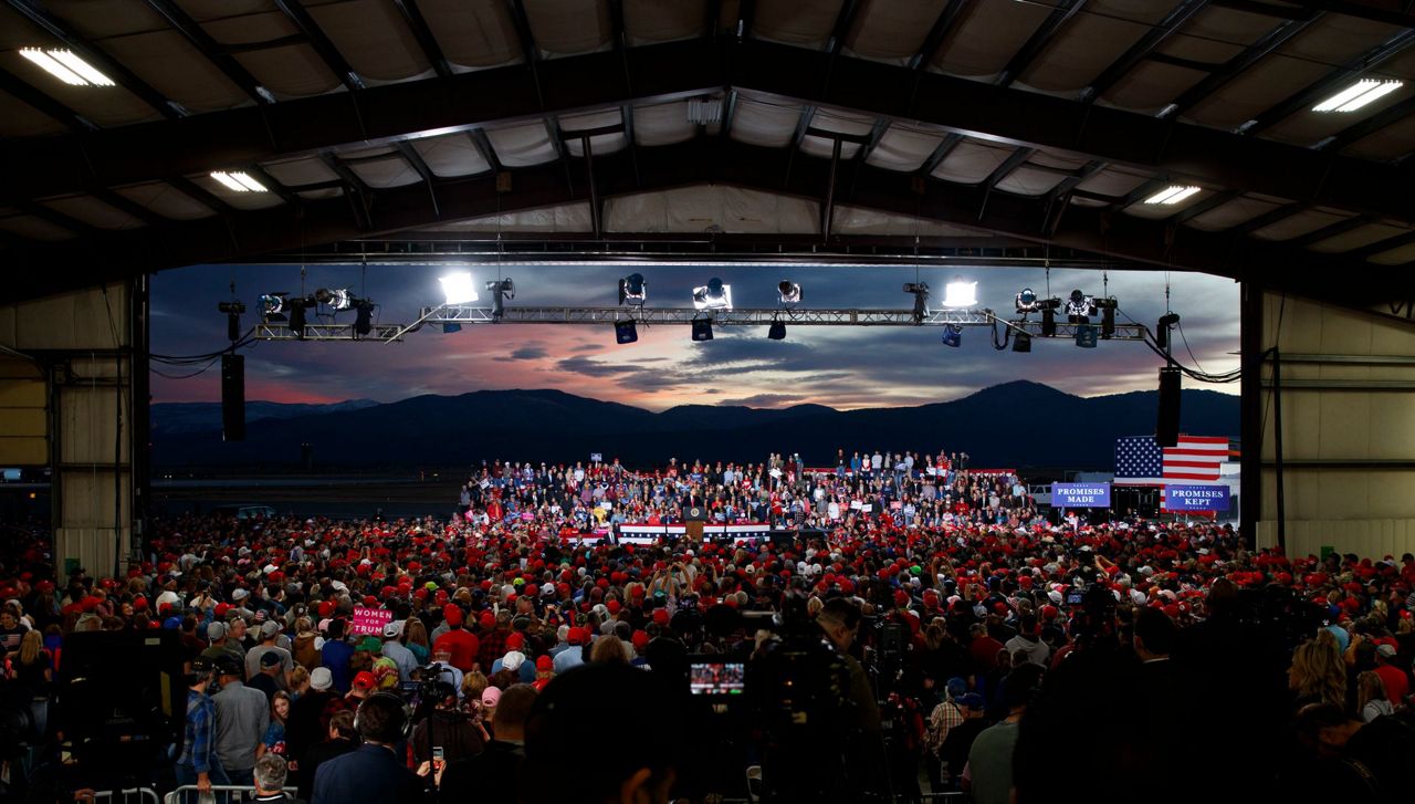 Trump says without evidence that Dems are behind 'caravan'