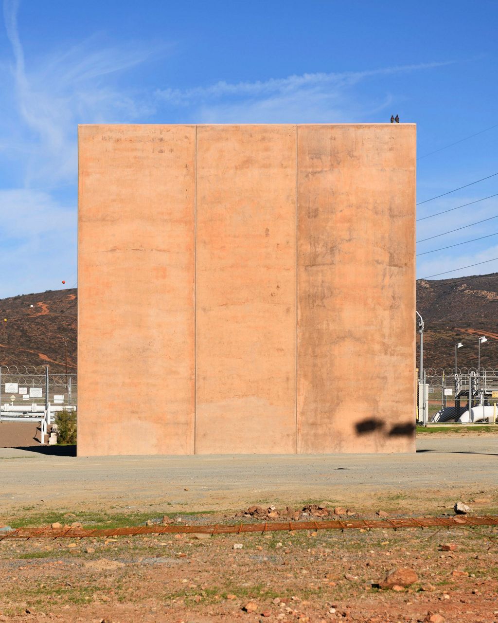 AP PHOTOS: Wall prototypes sit on the US-Mexico border