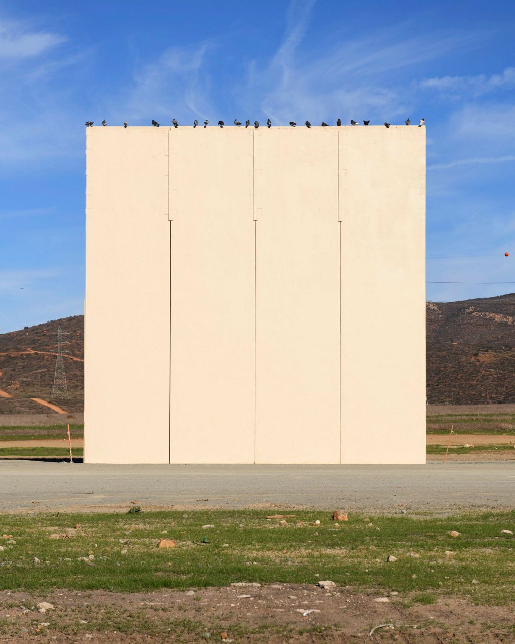 AP PHOTOS: Wall prototypes sit on the US-Mexico border