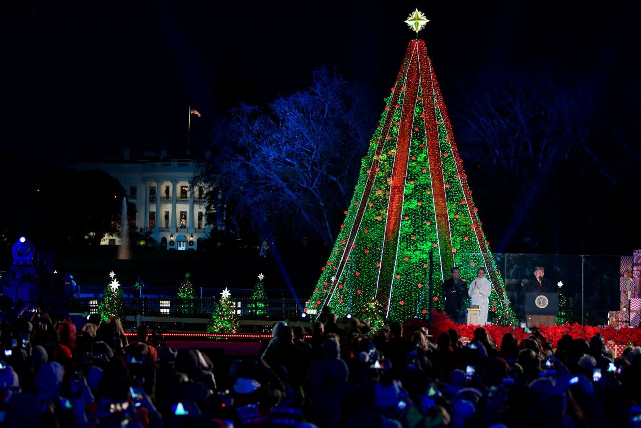 Hit the switch: Trumps light National Christmas Tree