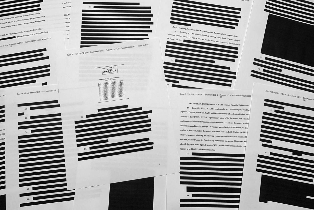 Trump search redacted affidavit set to be released