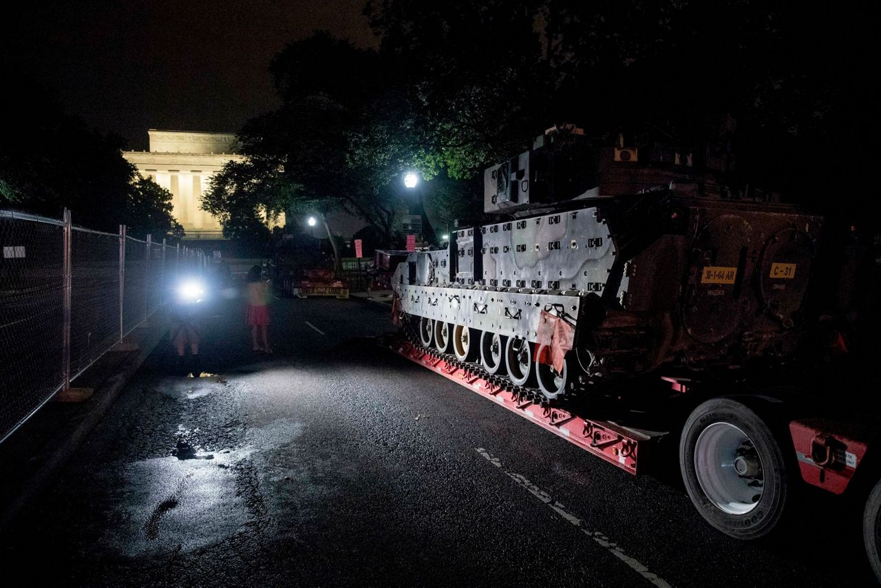 Trump promises tanks, 'biggest ever fireworks' on July 4