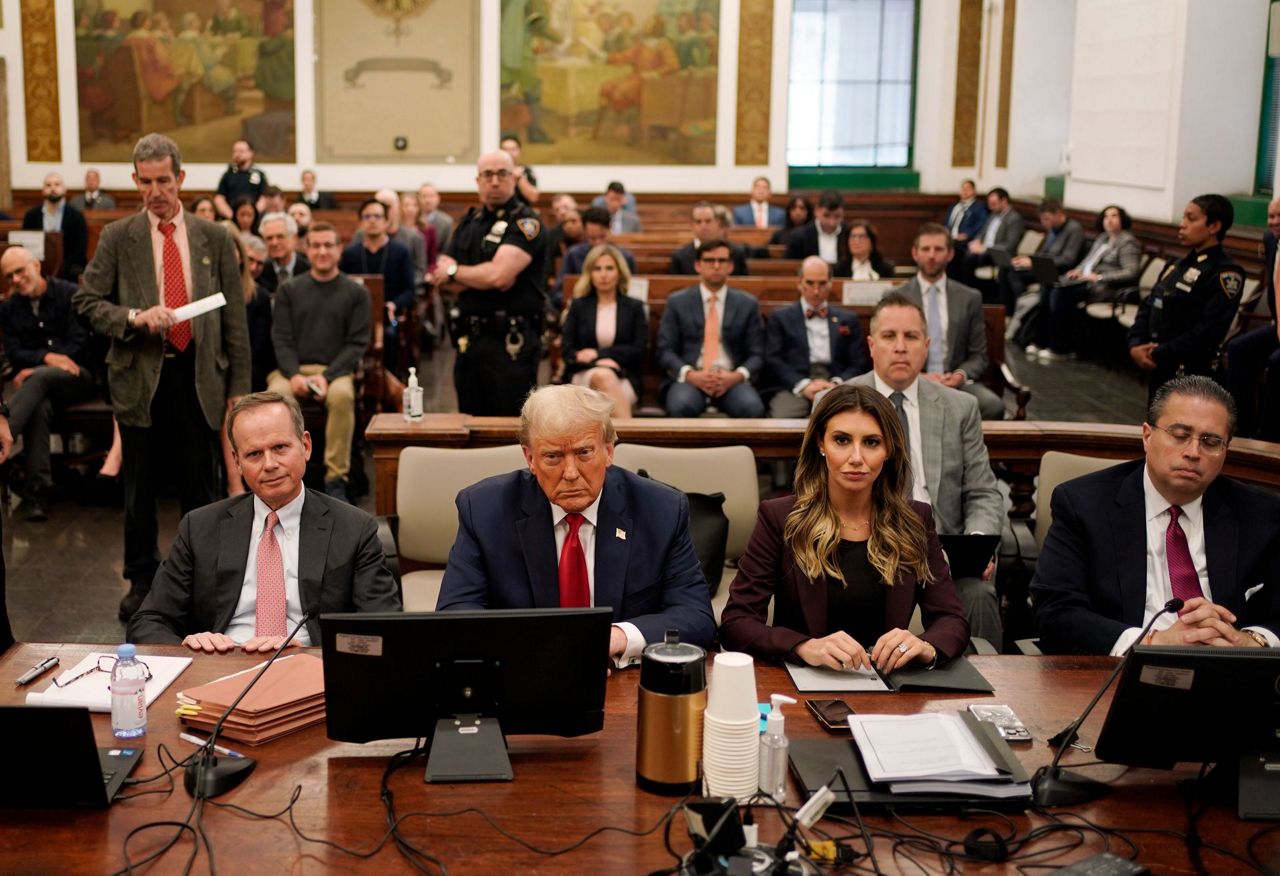 At Donald Trump's civil trial, scrutiny shifts to son Eric's 'lofty ...