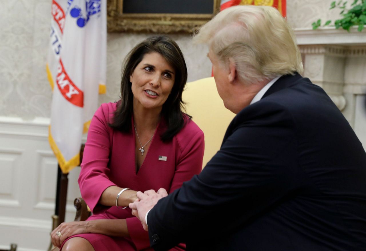 AP sources: UN Ambassador Haley resigning