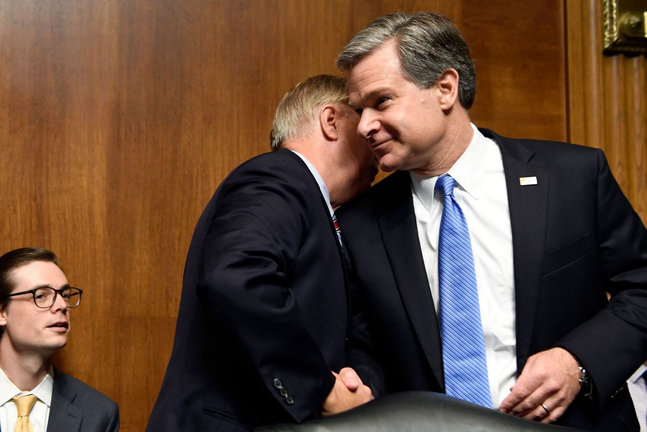 The Latest: FBI chief Wray says China poses a serious threat