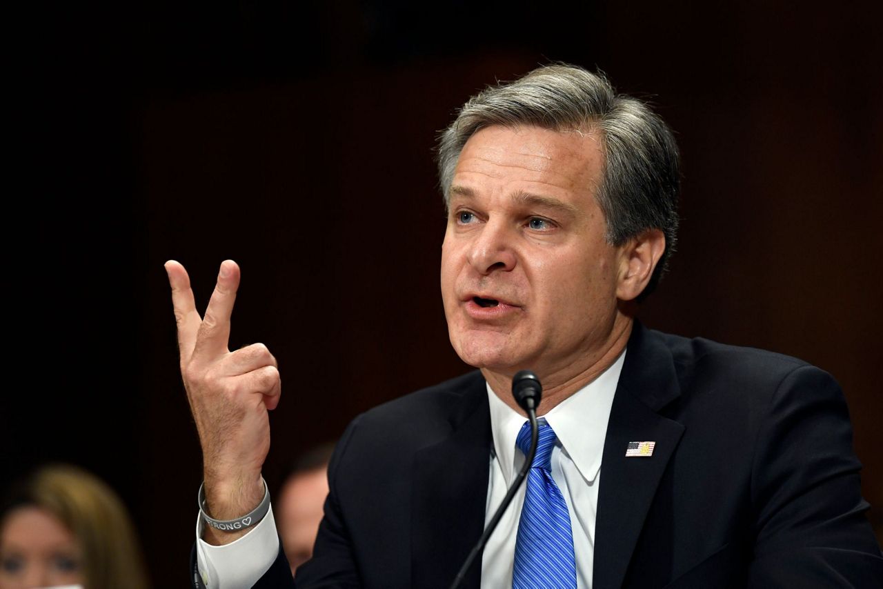 The Latest: FBI chief Wray says China poses a serious threat