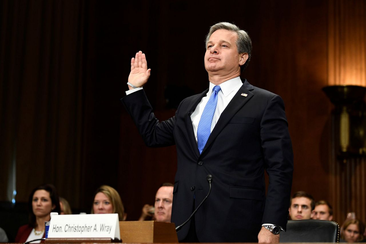 The Latest: FBI chief Wray says China poses a serious threat