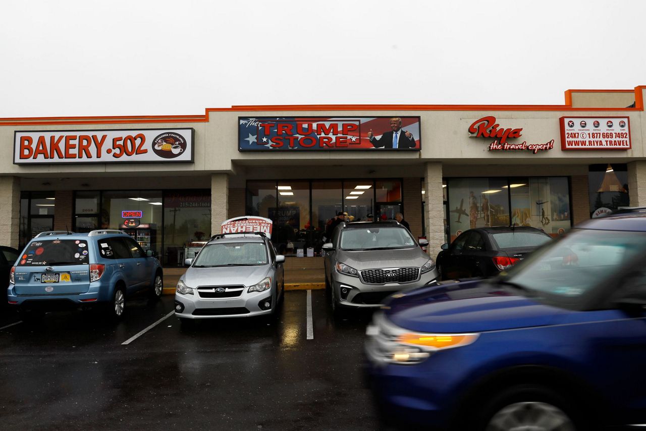 Trump store opens in heart of contested Philadelphia suburbs