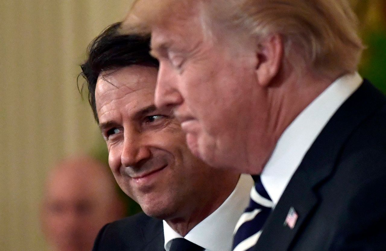 Trump meeting with Italy's Conte at White House