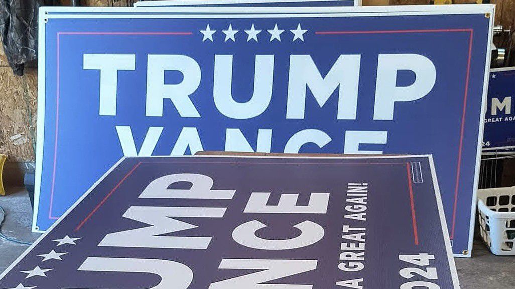 People in Wisconsin still waiting on presidential yard signs