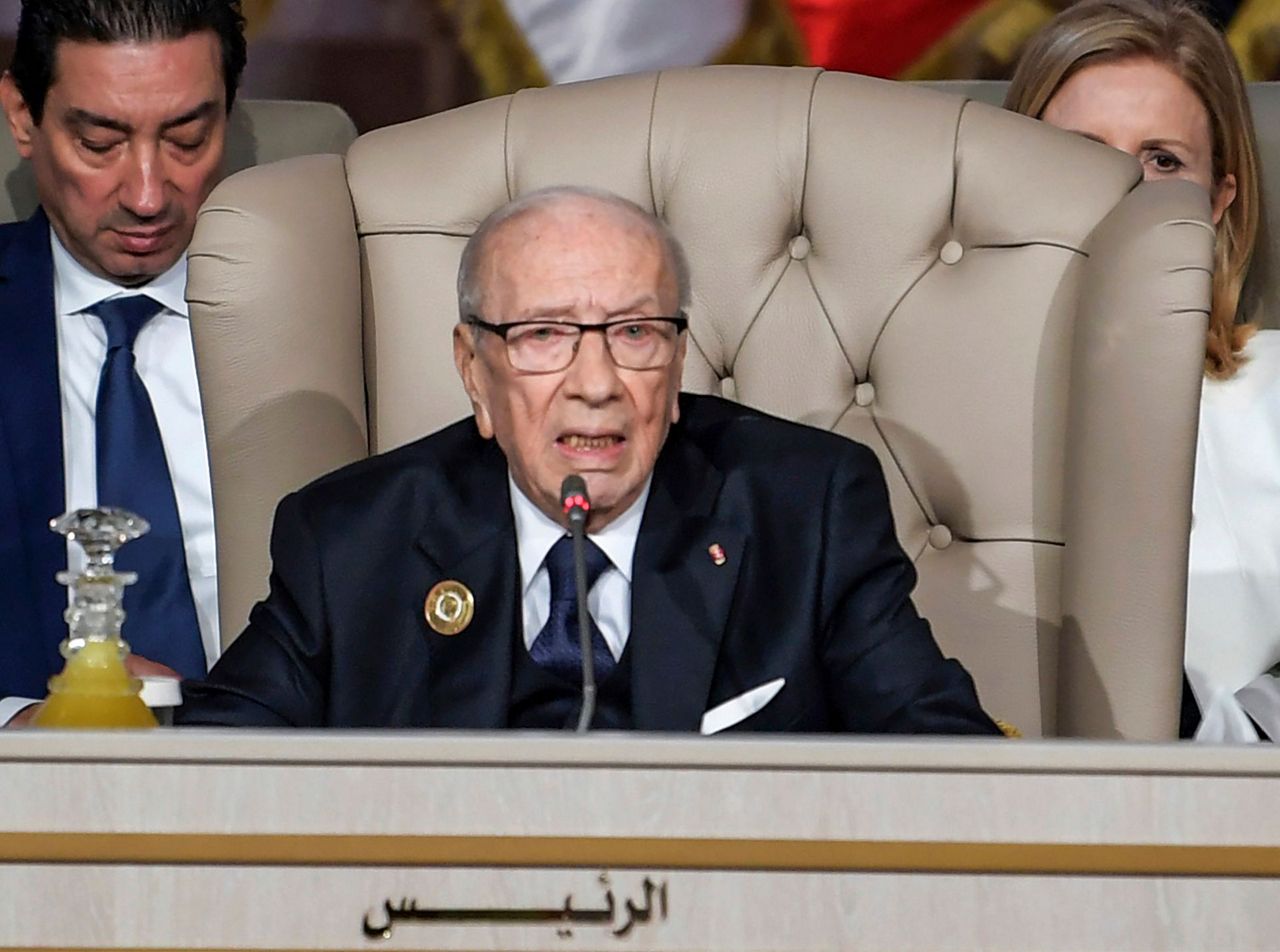 Reports: Tunisia's president, 92, hospitalized anew