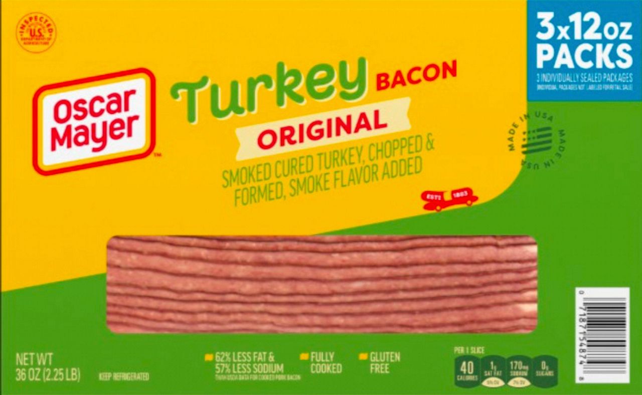 Nearly 368,000 pounds of Oscar Mayer turkey bacon recalled over ...