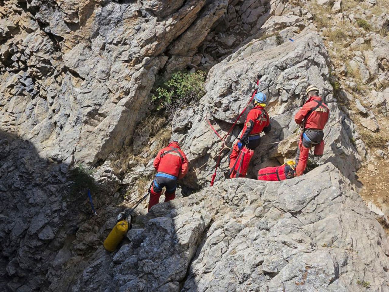 Rescue efforts are underway for an American caver who fell ill while ...