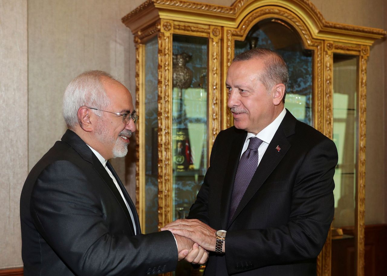 Turkey's Erdogan, Iranian FM meet to discuss Syria