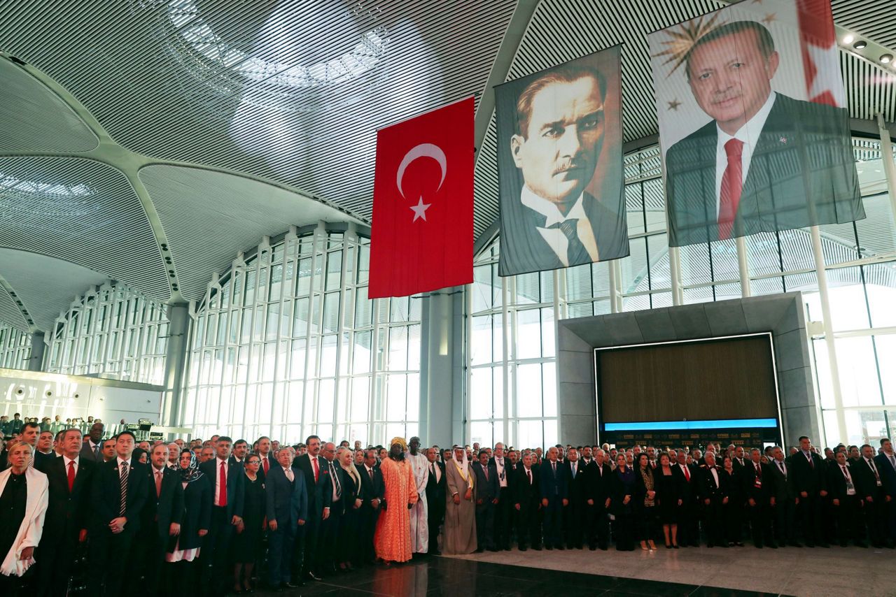 Turkey's president Erdogan to open new Istanbul airport
