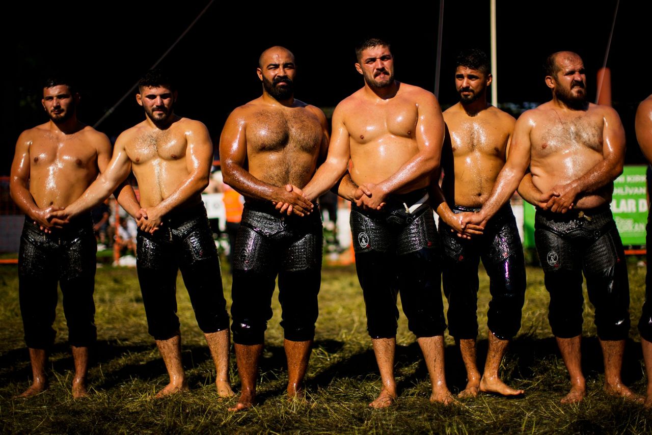 Oil wrestlers seek glory in Turkey's centuries-old contest