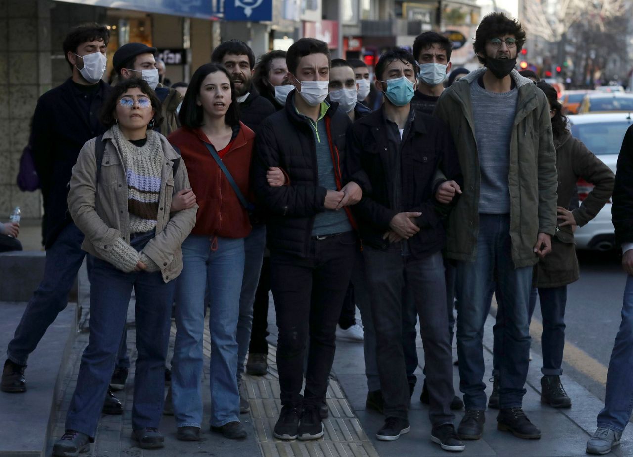 Turkish president takes action at protest-rocked university