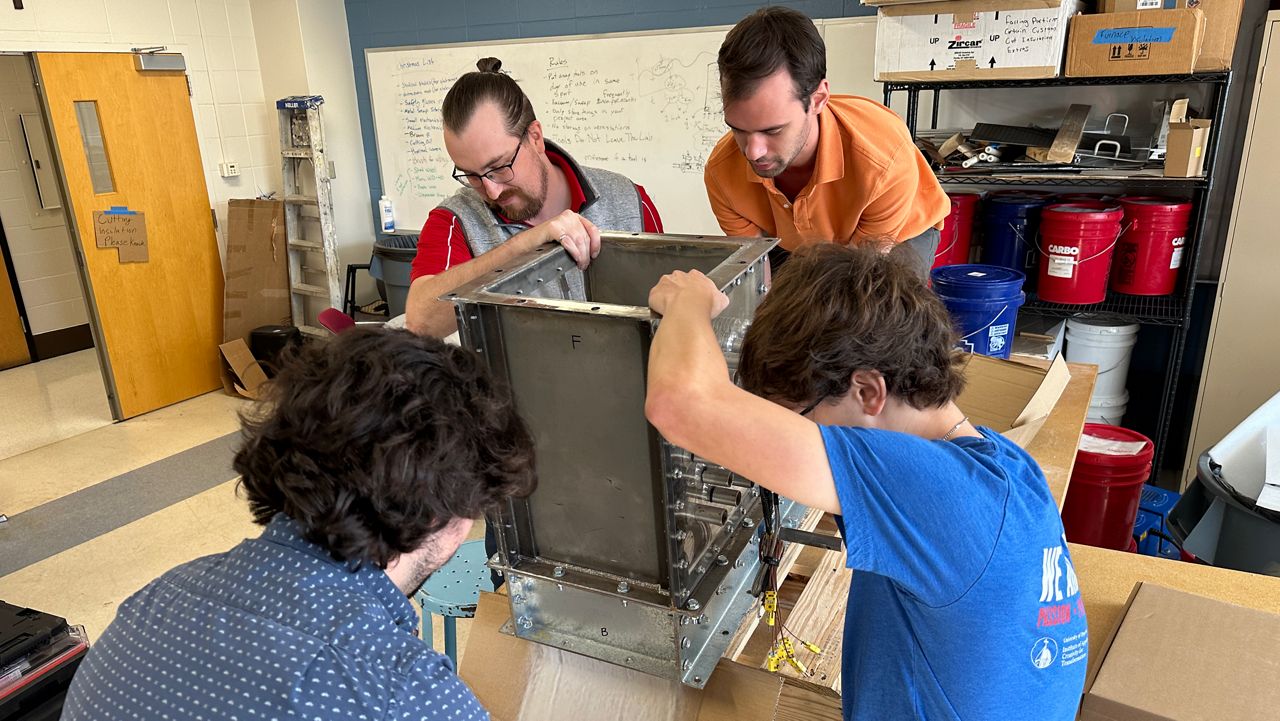 University of Dayton researchers study sand and heat