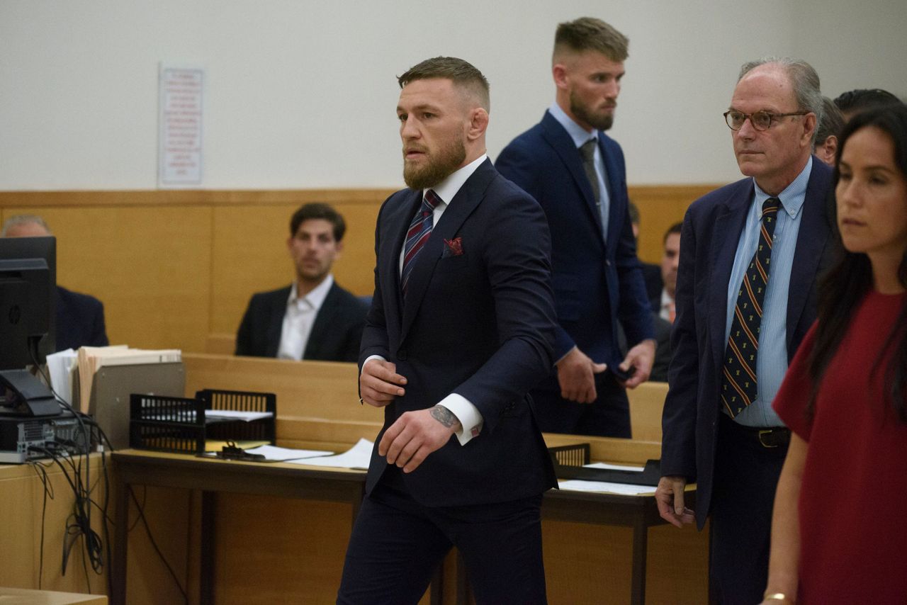 MMA star Conor McGregor back in court amid melee plea talks