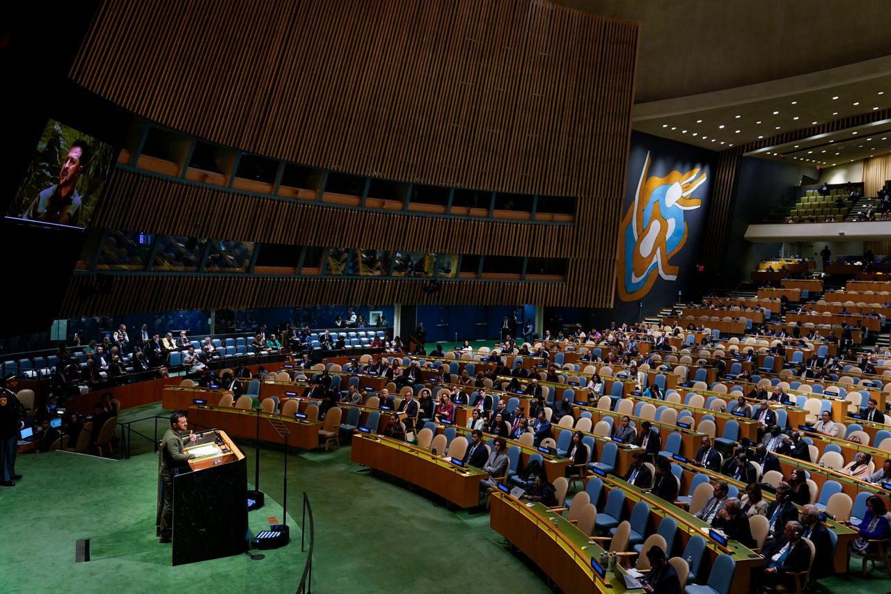 Heading for UN, Ukraine's president questions why Russia still has a ...