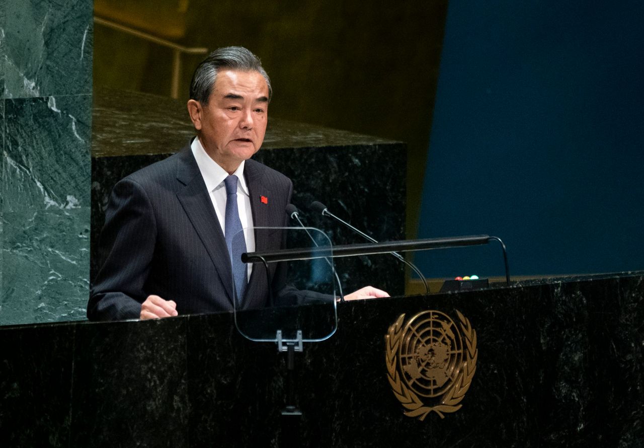 China's government, turning 70, tells its story at the UN