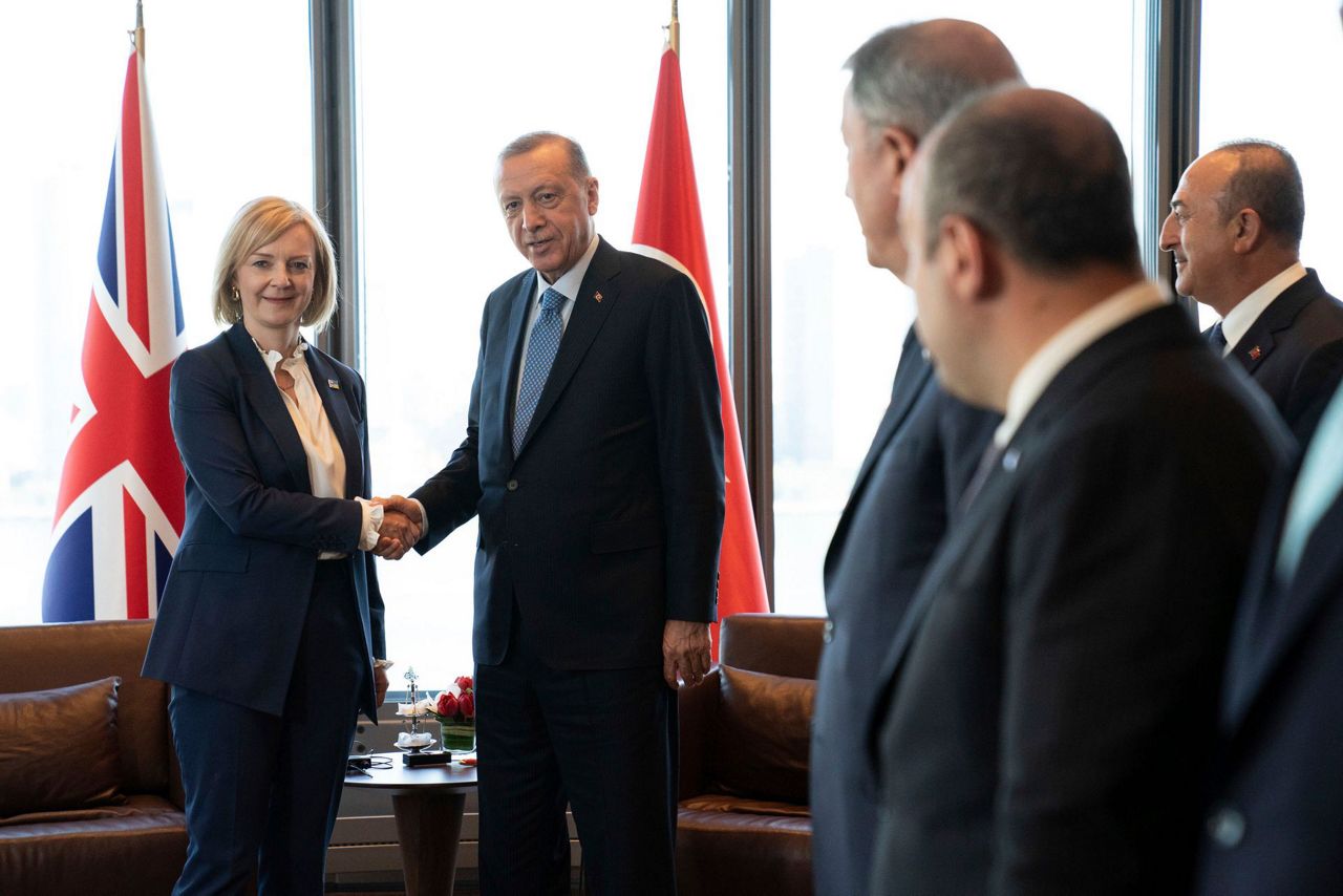 UK's new leader slams Putin, hails queen in debut UN speech