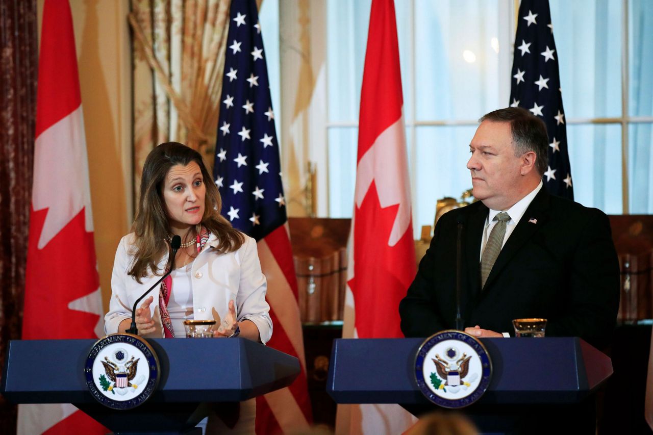 Canada demands China release Canadians for the first time