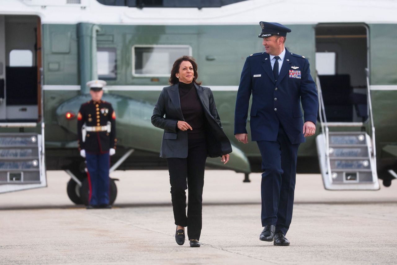 Ceremony and controversy await Harris during visit to Asia
