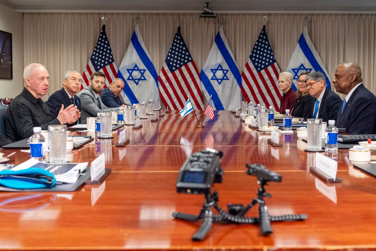 US and Israeli defense chiefs to meet Tuesday as tensions rise over Gaza