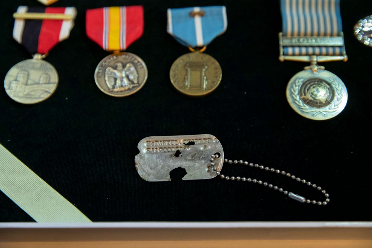Korean War dog tag belonged to Army medic