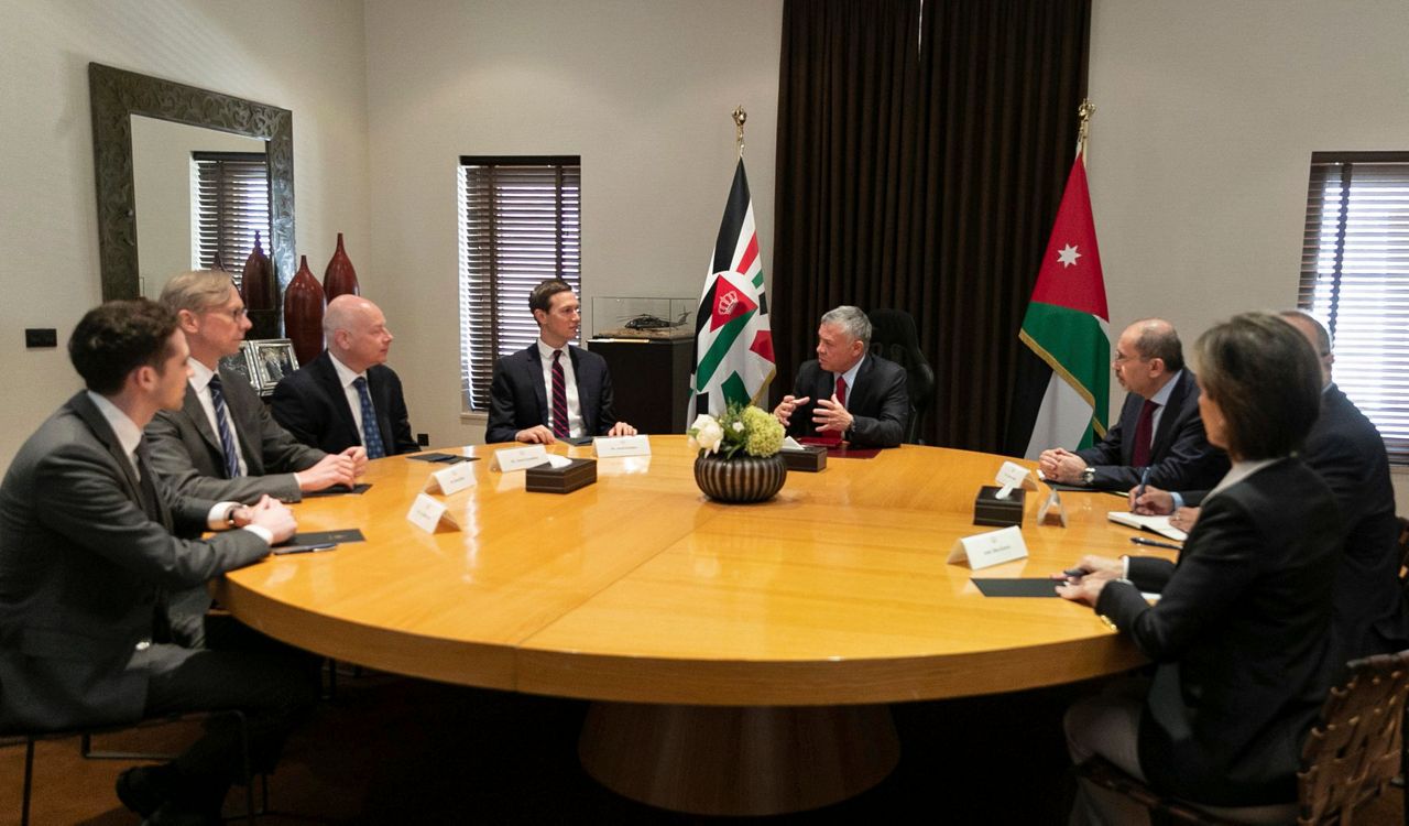 White House adviser Kushner in Jordan to promote peace plan