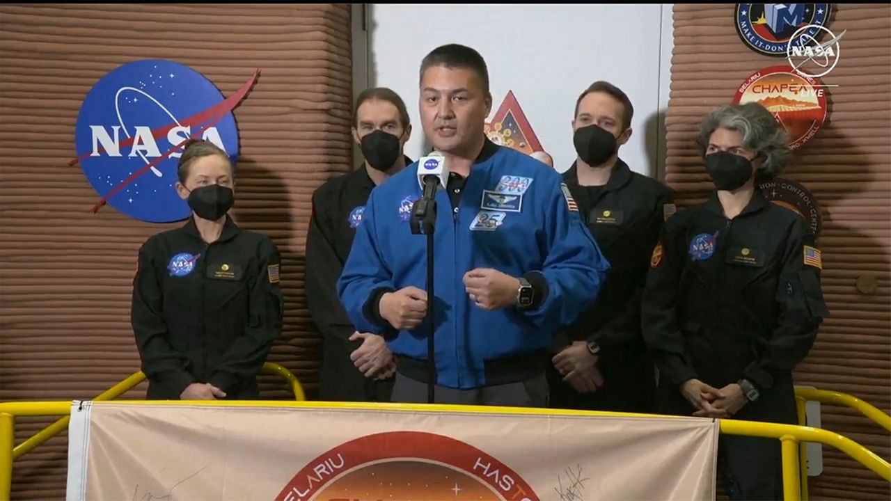 Crew of NASA's earthbound simulated Mars habitat emerge after a year