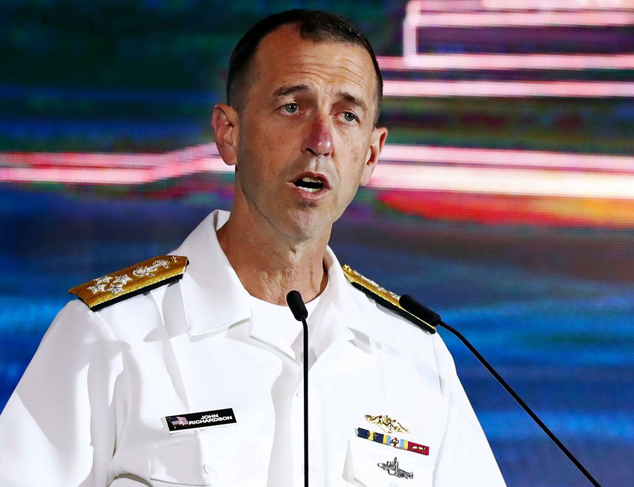 AP Interview: Navy's top admiral discusses war college probe