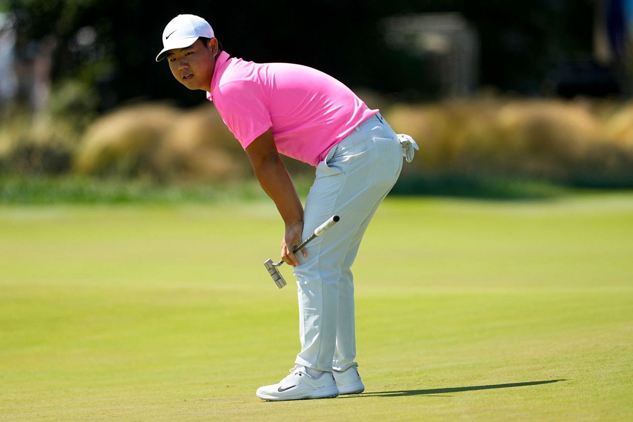 US Open a fairly clean ride for Tom Kim on moving day