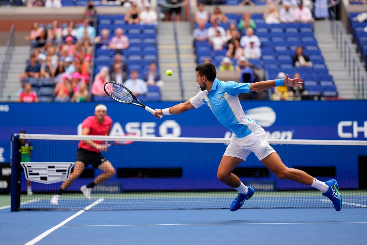 Novak Djokovic beats Taylor Fritz at the US Open to reach his record ...