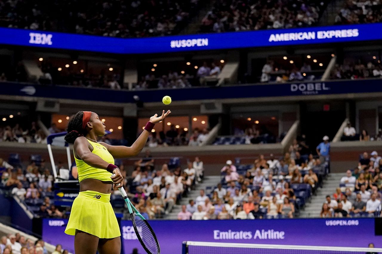 Climate protest interrupts US Open semifinal between Coco Gauff and ...