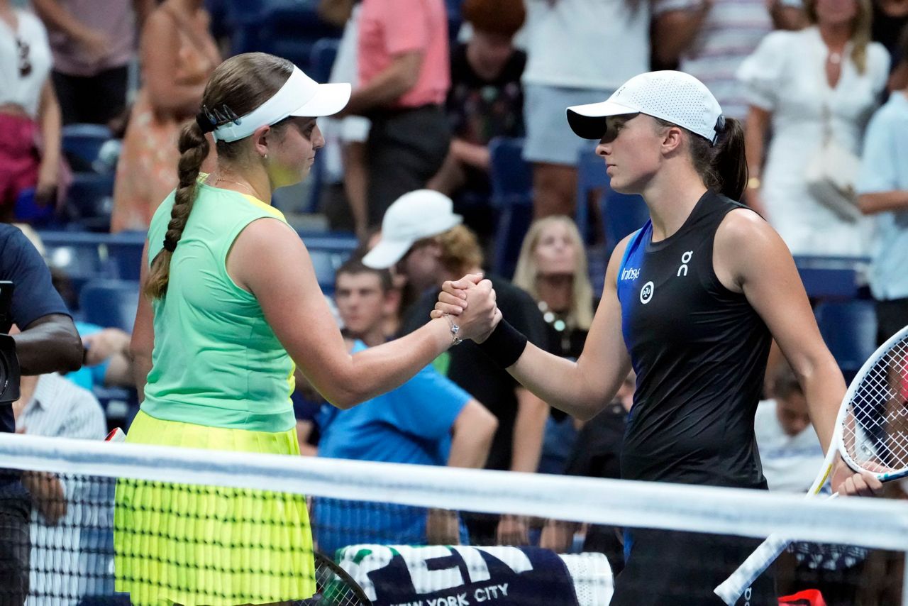 Iga Swiatek's US Open title defense ends with a loss to Jelena Ostapenko in the fourth round