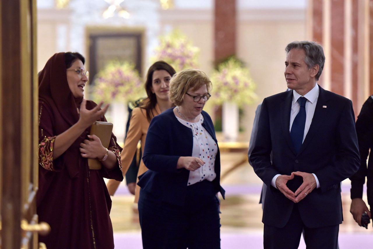 US Secretary of State Antony Blinken arrives in Saudi Arabia to meet ...