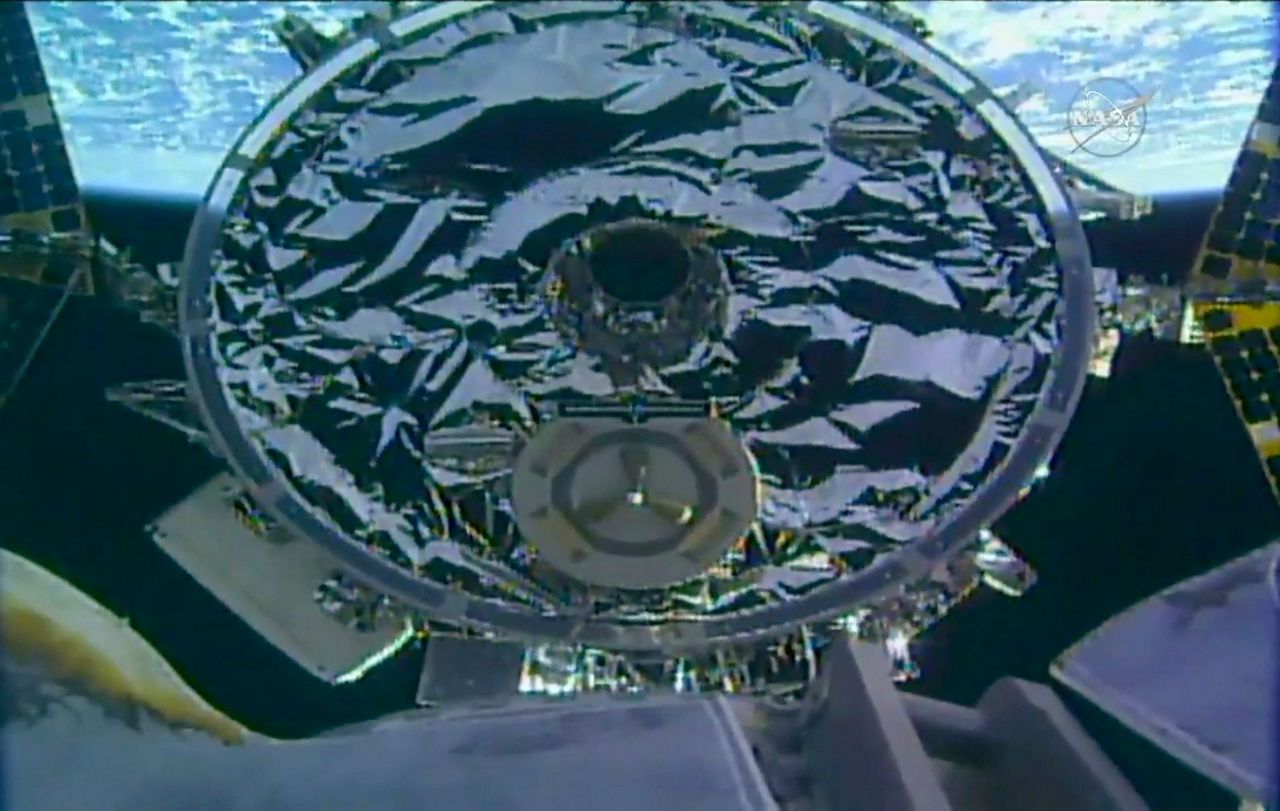 Space station accepts special delivery from Virginia