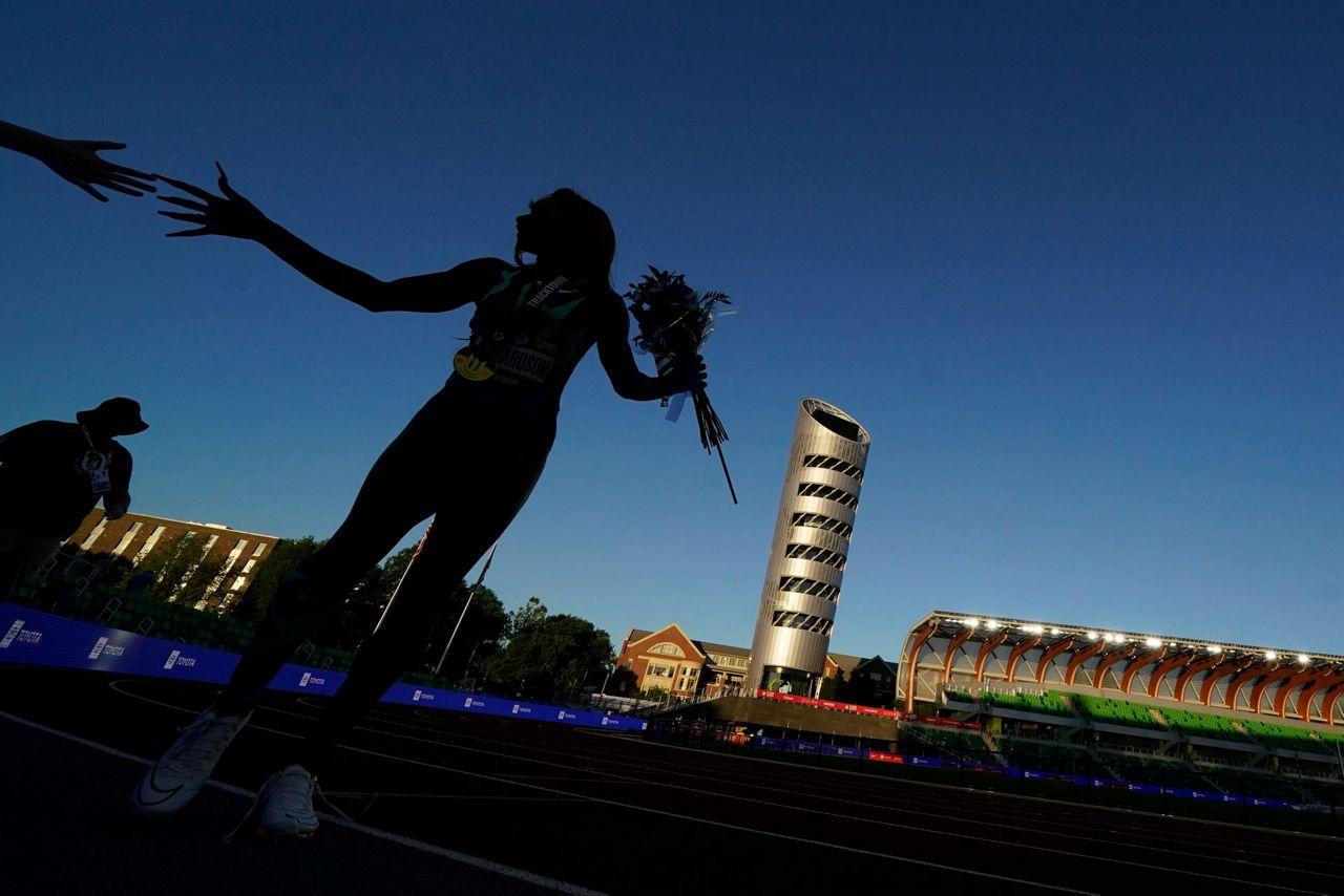 The Latest: Track trials change schedule to beat the heat
