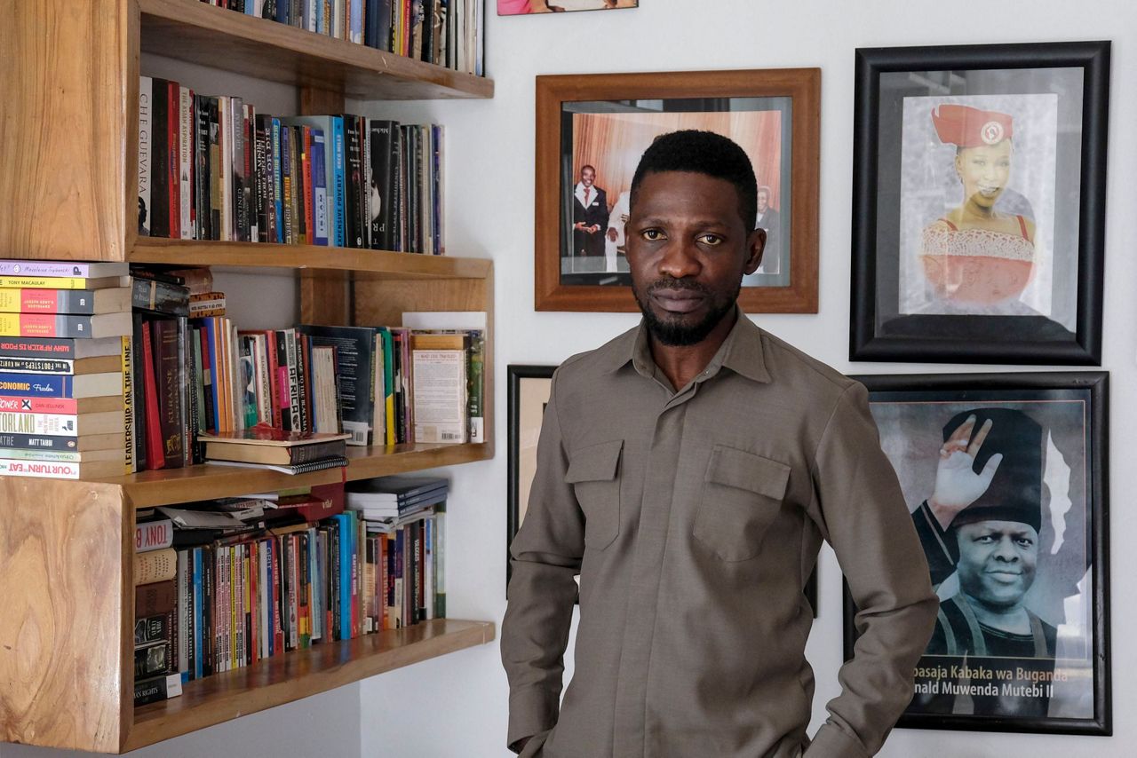 Ugandan opposition figure Bobi Wine objects to oil pipeline