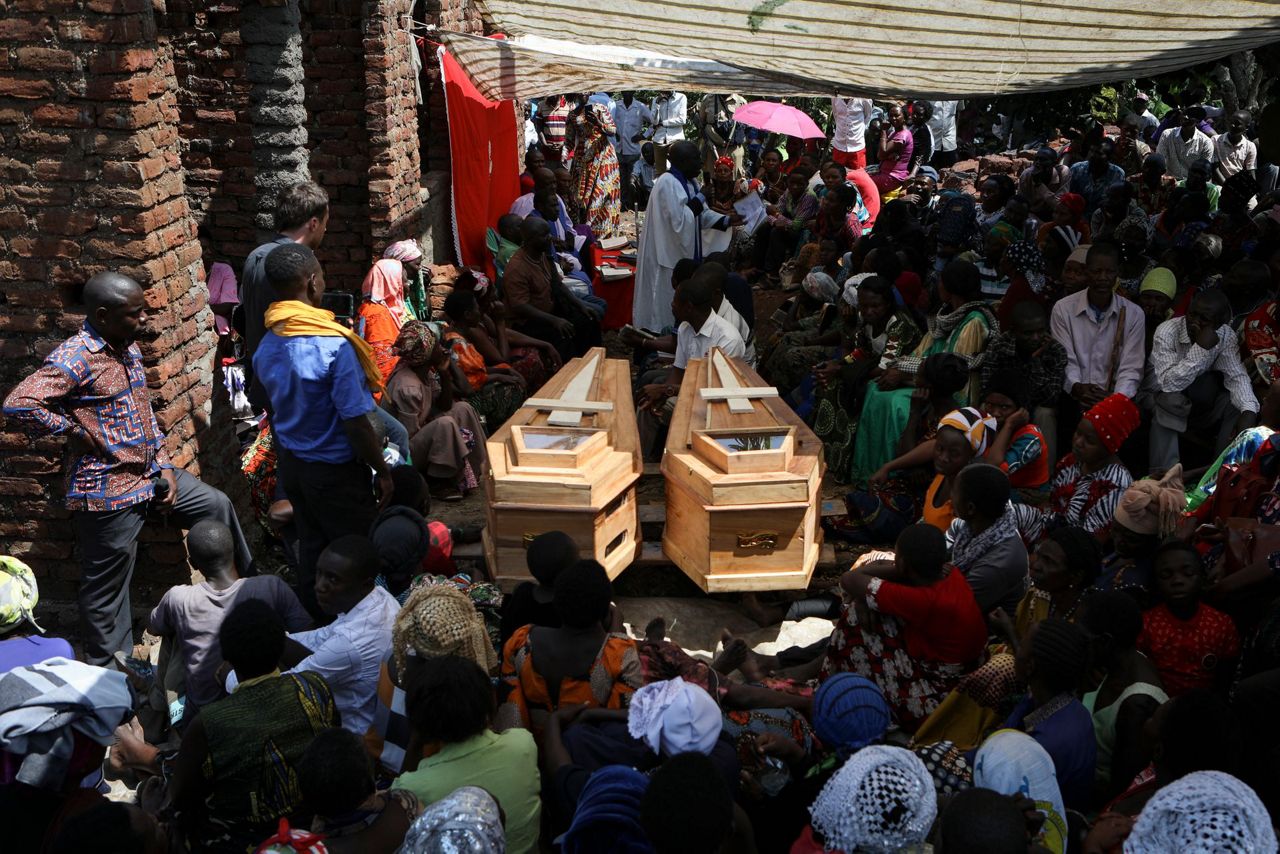 Ugandan border town prepares to bury victims of rebel massacre that ...