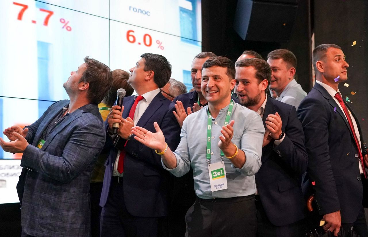 Ukraine president's party gets sold parliament majority