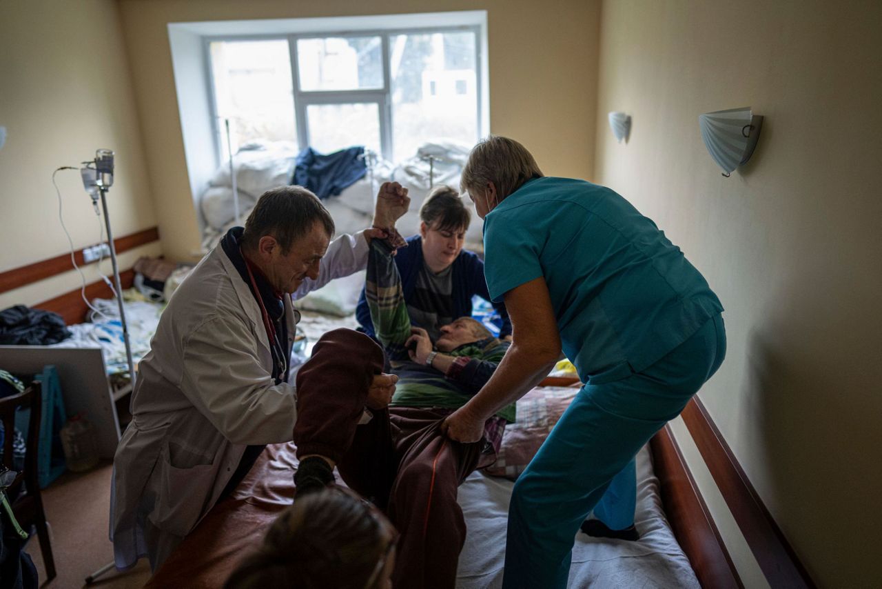 Ukraine hospital's staff fight dark memories of occupation