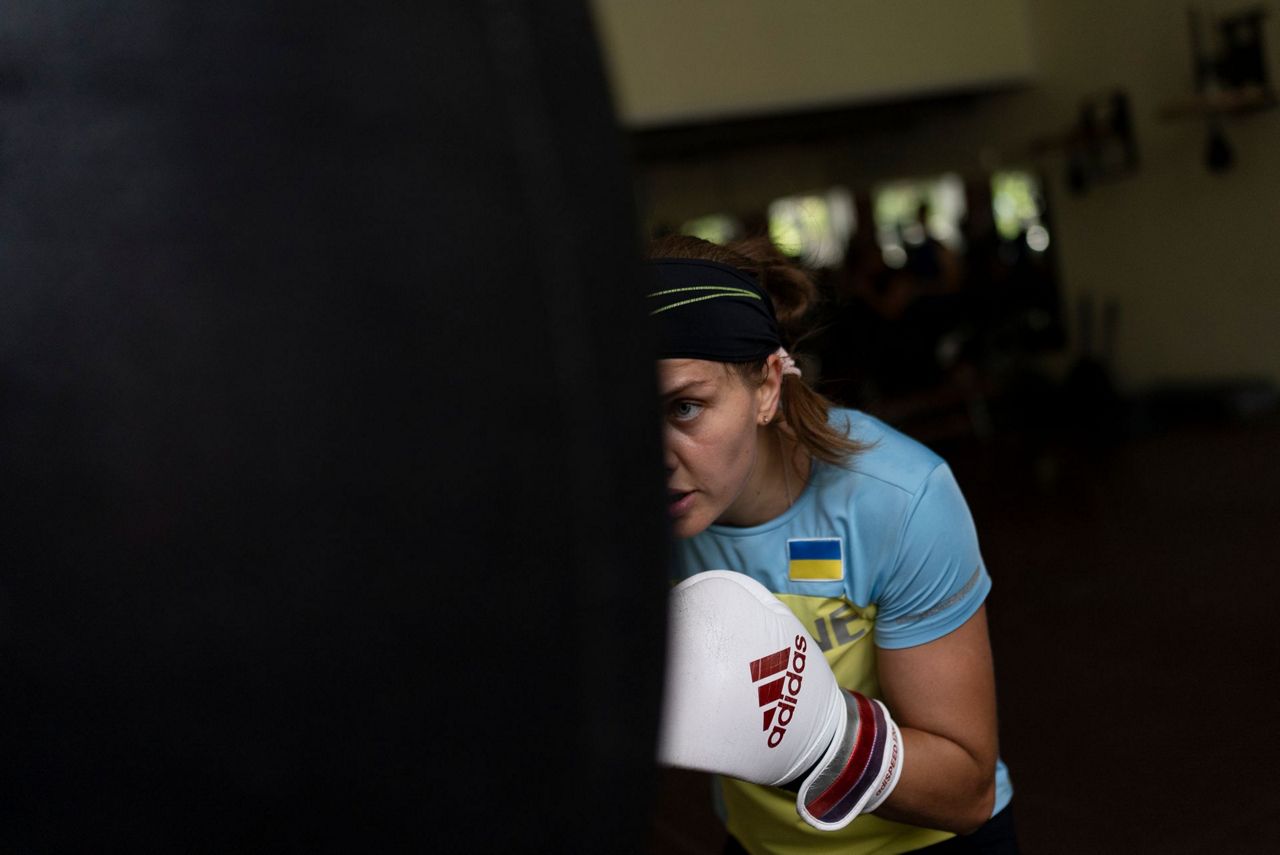 Ukrainian boxer fights through the challenges of war on her way to the ...