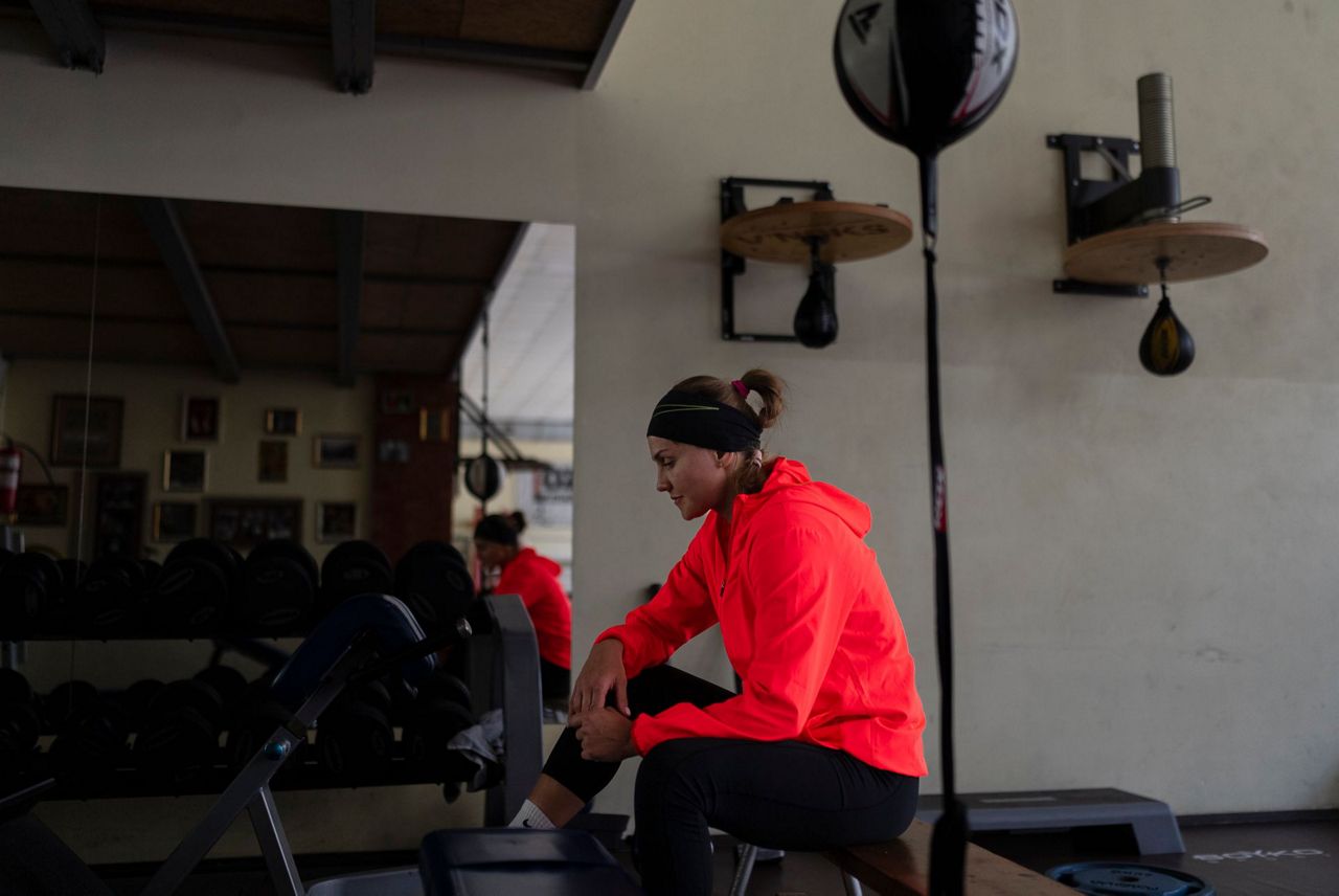 Ukrainian boxer fights through the challenges of war on her way to the ...