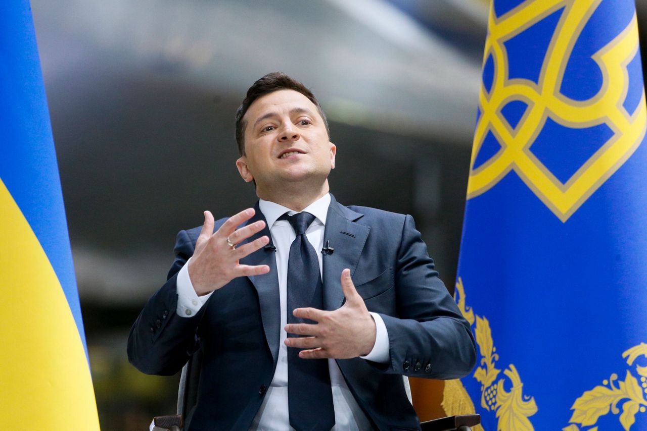 Ukraine's leader says France, Germany too soft on Russia