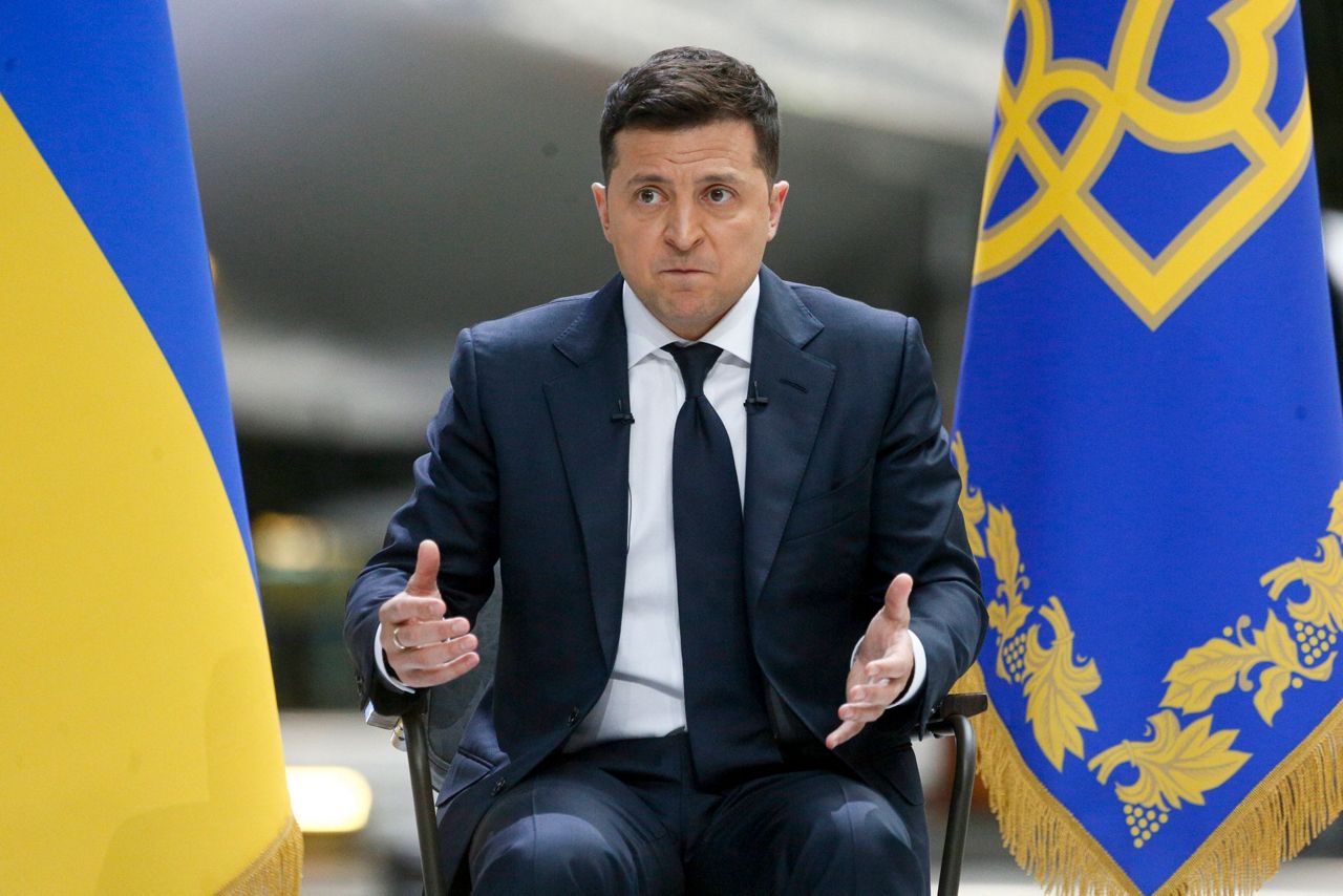 Ukraine's leader says France, Germany too soft on Russia