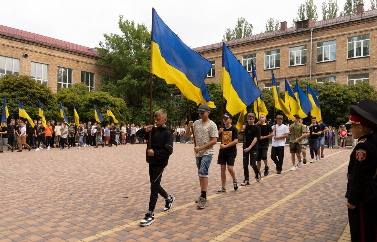 As teachers worry, kids at Ukraine cadet school wait for war